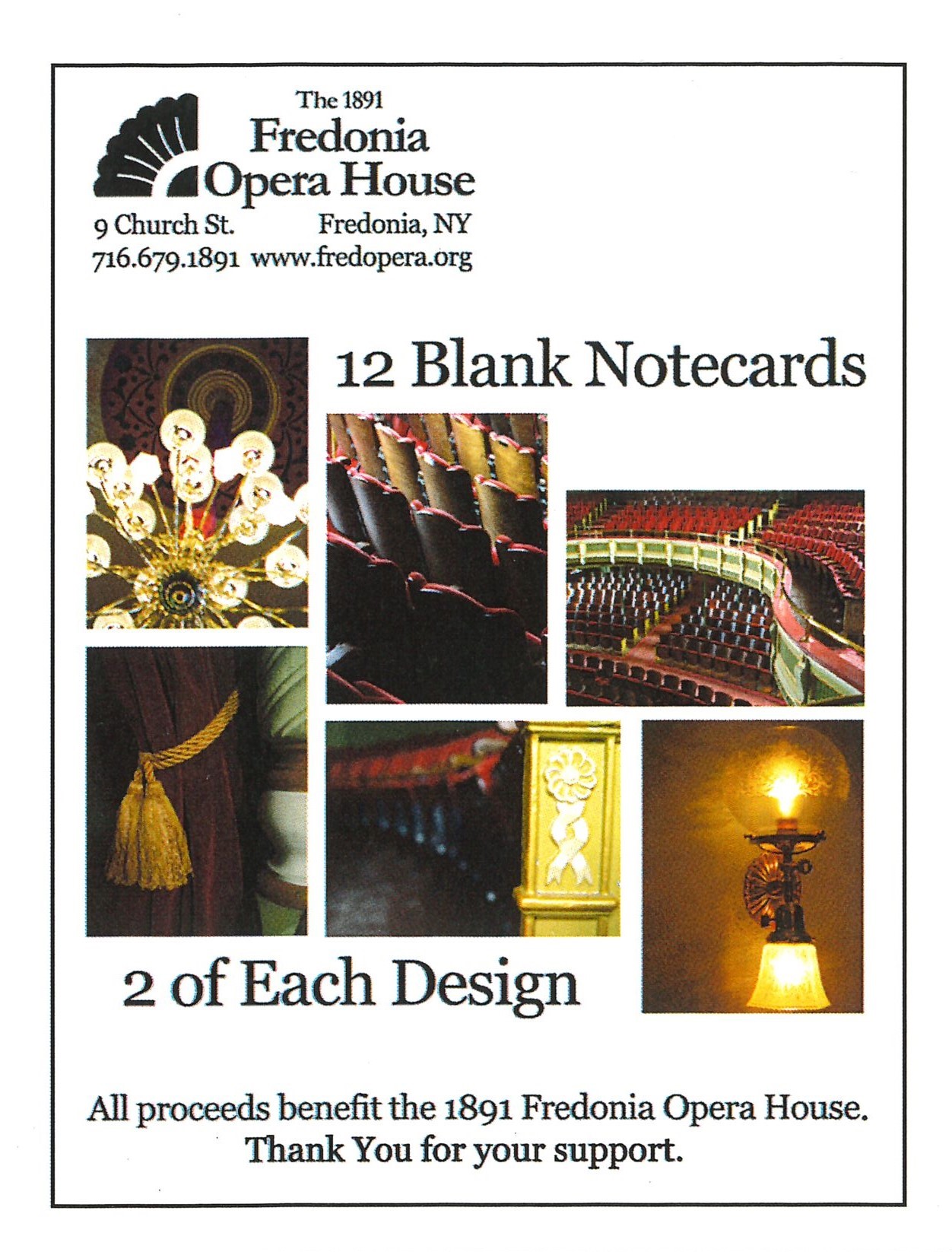 Opera House Notecards - Fredonia Opera House | Experience the ...